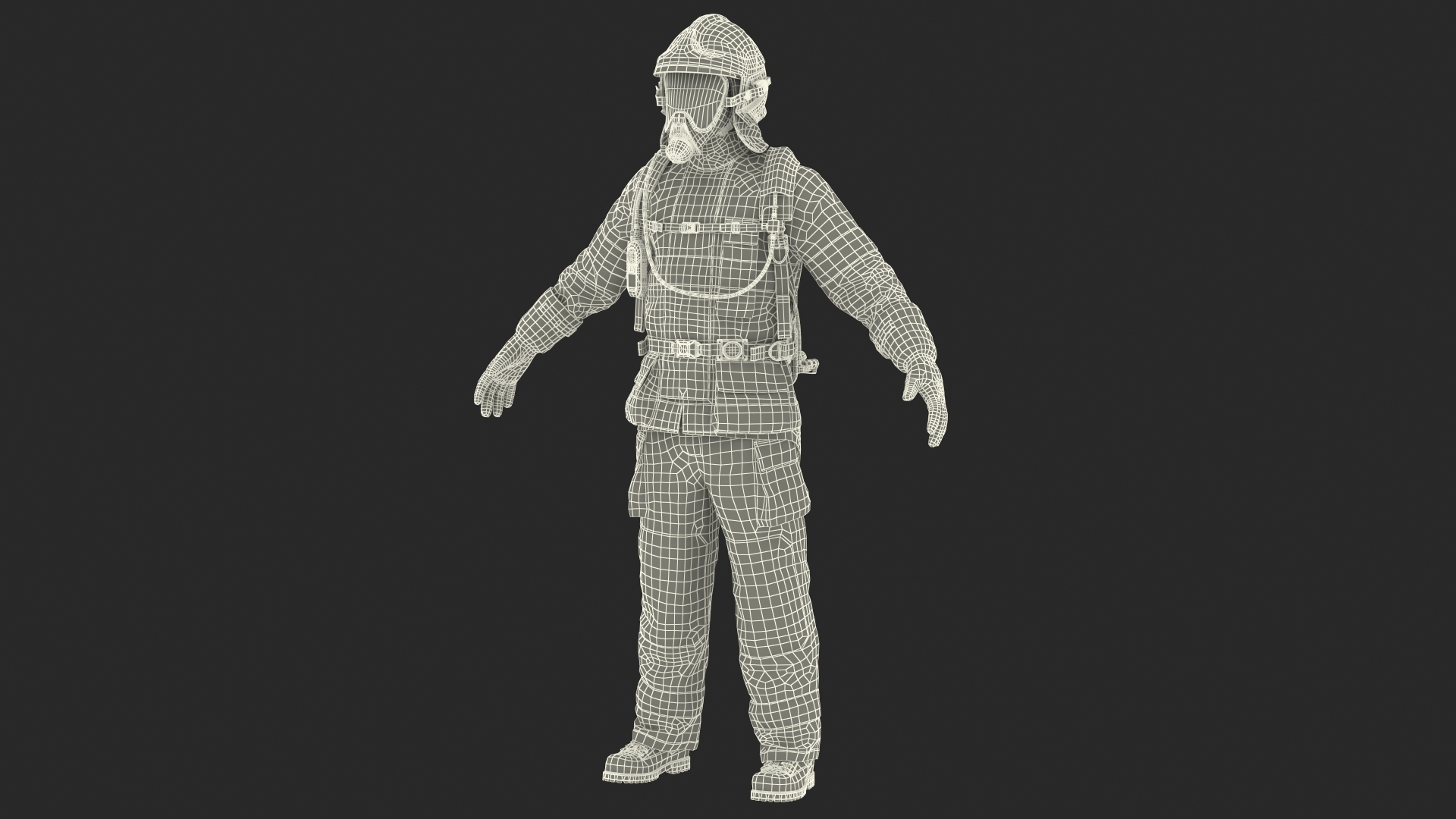 modèle 3D de Firefighter Suit Neutral Pose - TurboSquid 1680638