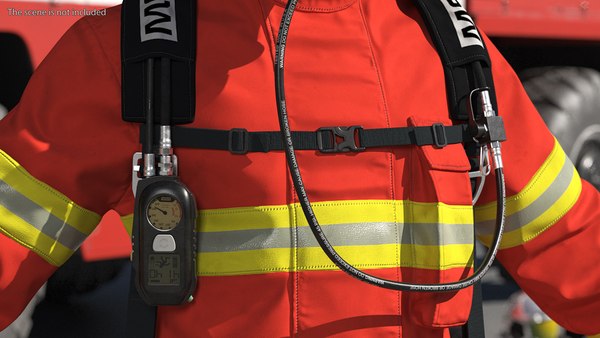 3D model firefighter suit neutral pose - TurboSquid 1680638