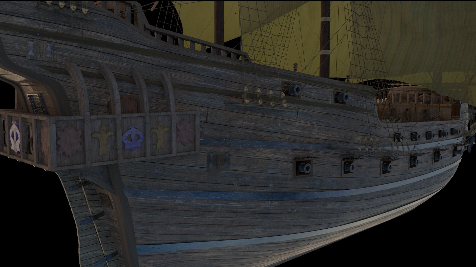 Ship 1577 Revenge Model - TurboSquid 1301301