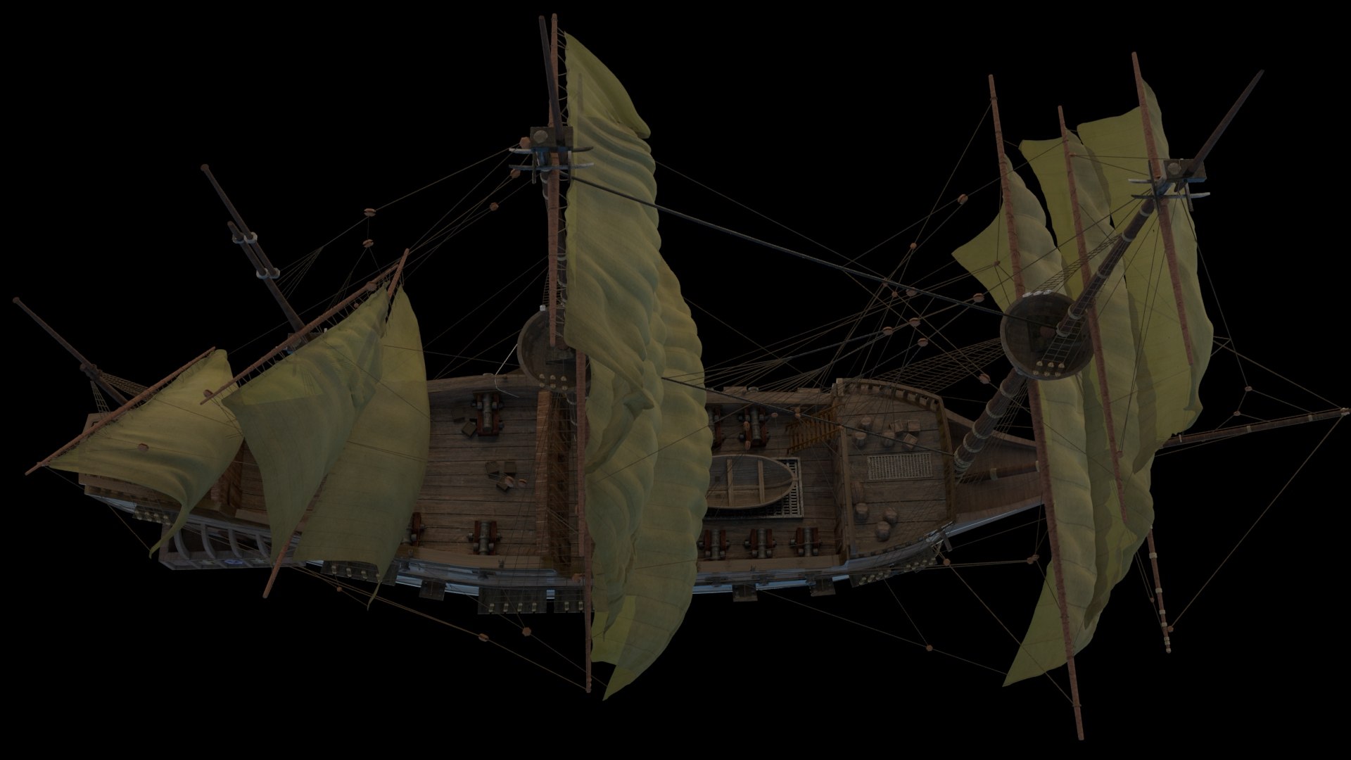 Ship 1577 Revenge Model - TurboSquid 1301301