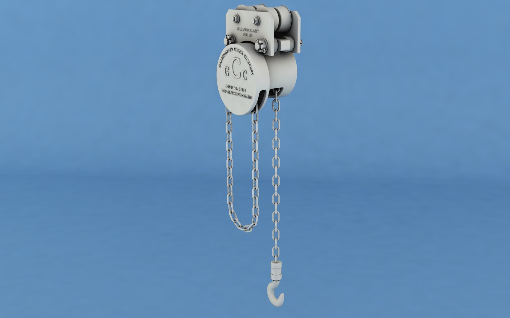 Chain Hoist 3D Model - TurboSquid 1234284