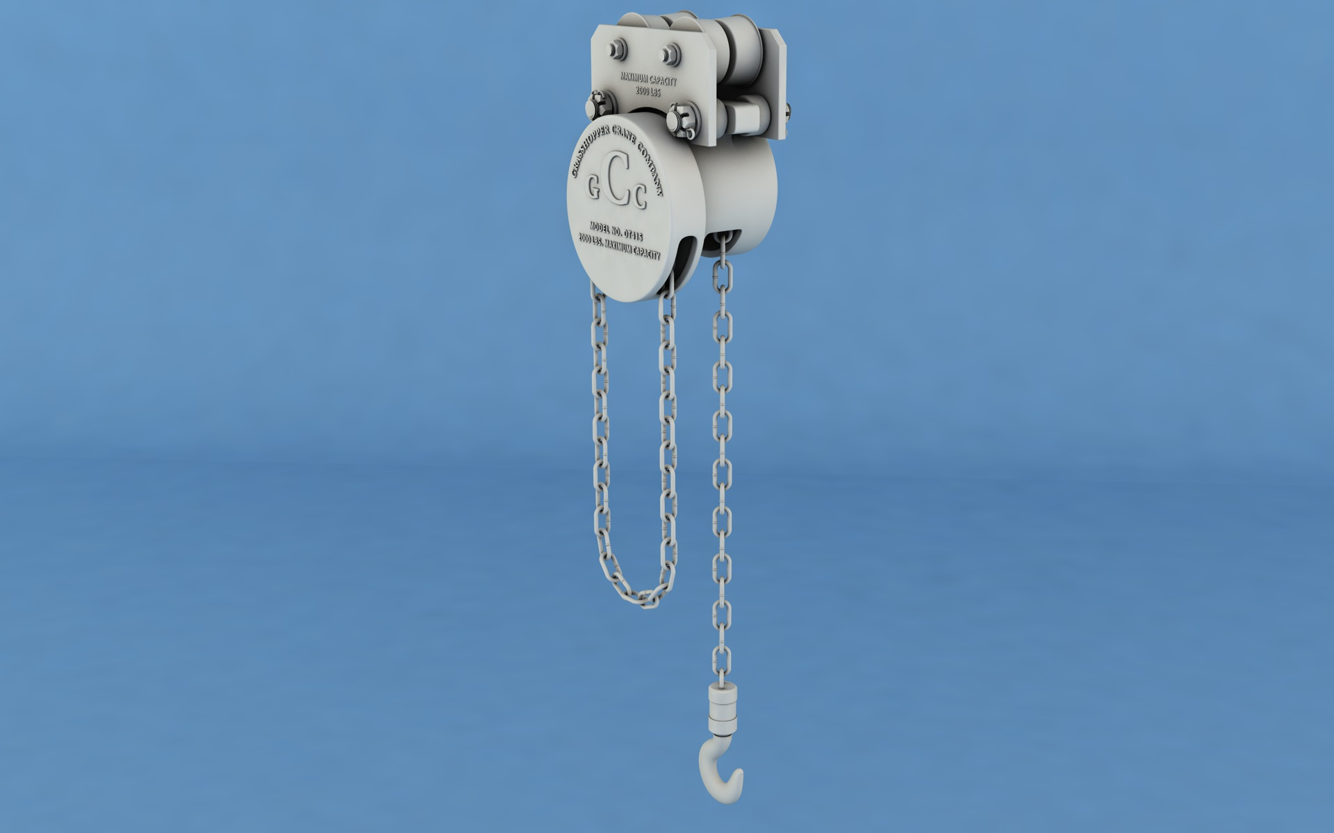 Chain hoist 3D model - TurboSquid 1234284