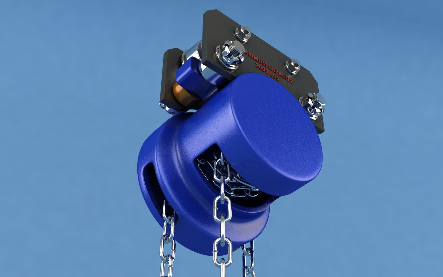 Chain Hoist 3D Model - TurboSquid 1234284