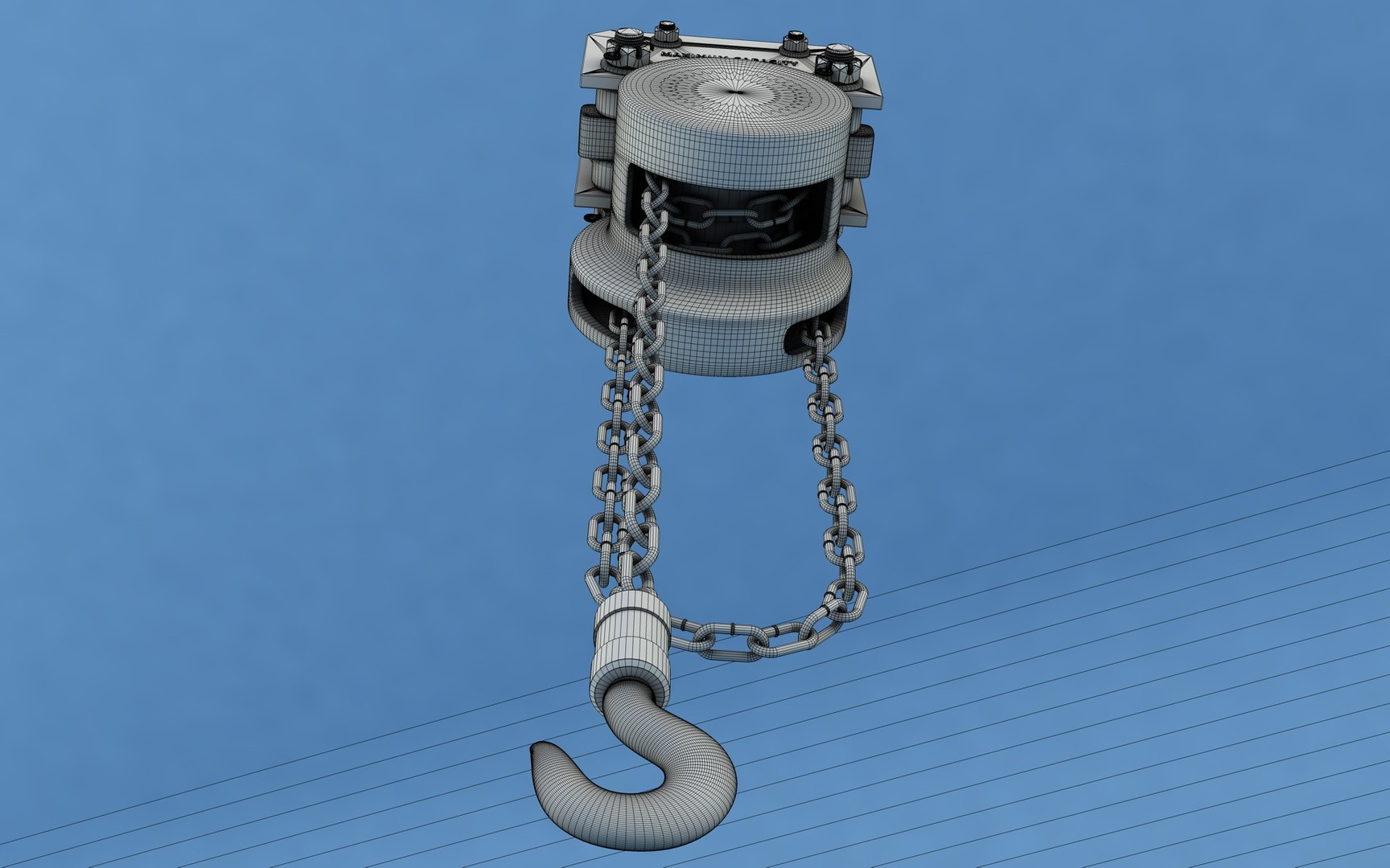Chain Hoist 3D Model - TurboSquid 1234284