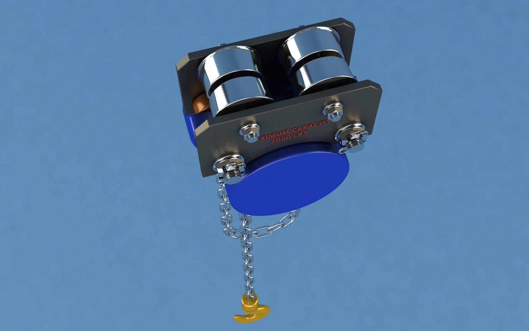 Chain Hoist 3D Model - TurboSquid 1234284