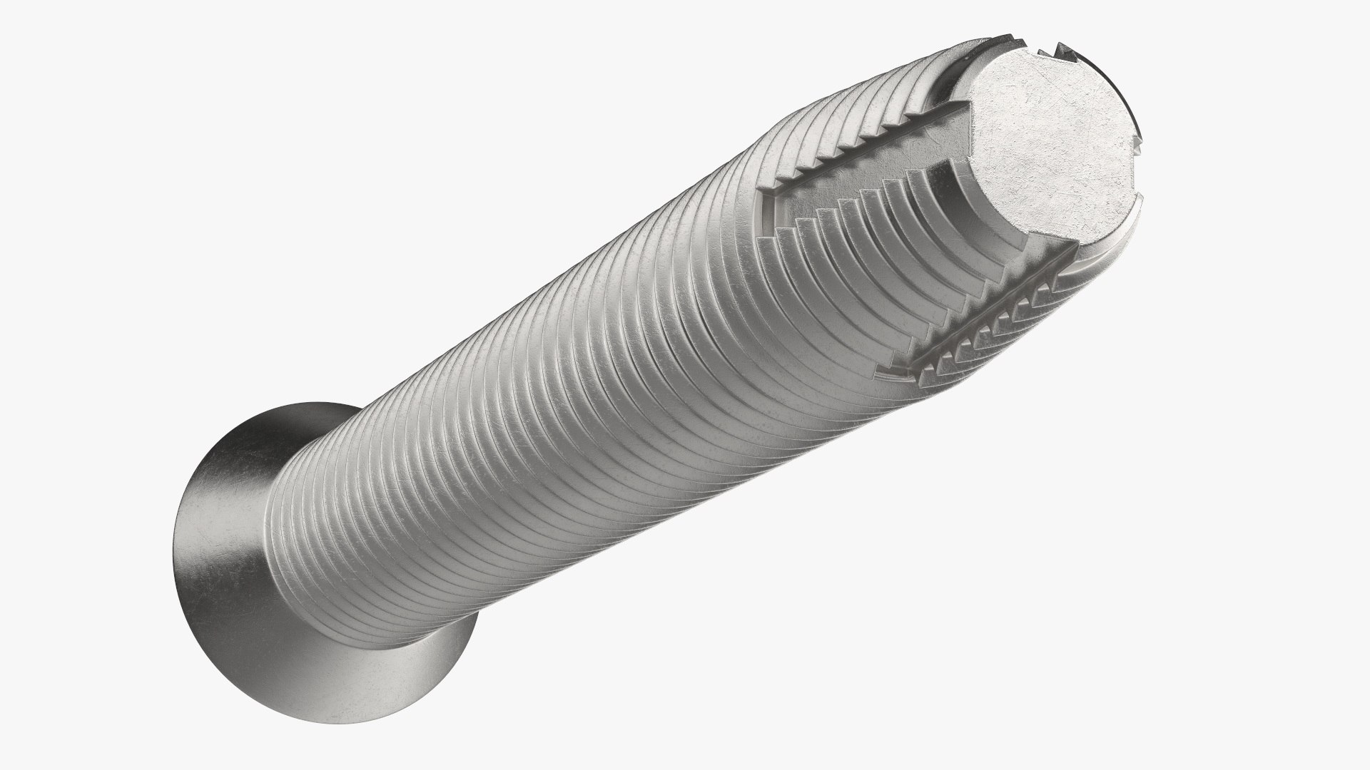 3D Thread Cutting Machine Screw - TurboSquid 2240494