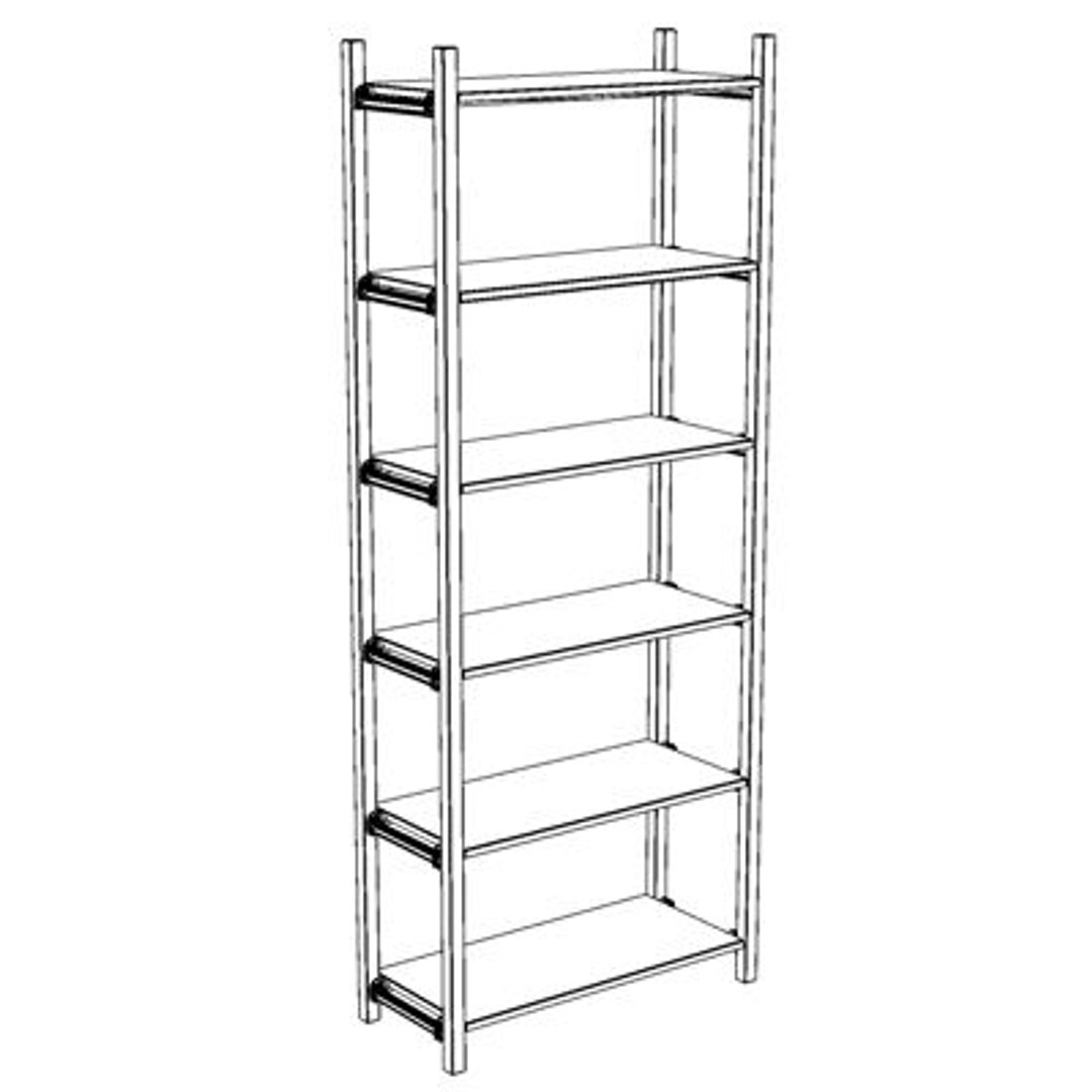 shelf shelving 3ds