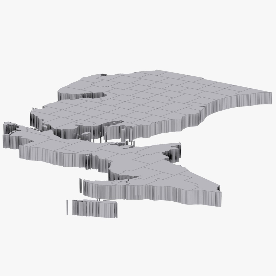 3d counties michigan model