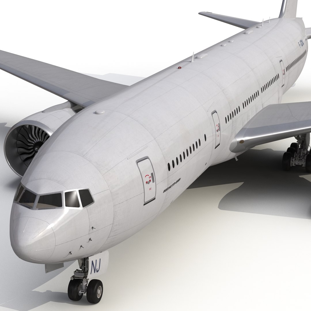 3d max boeing 777 200lr generic