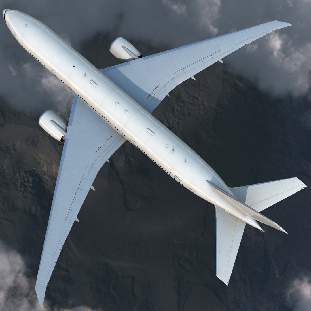 3d max boeing 777 200lr generic