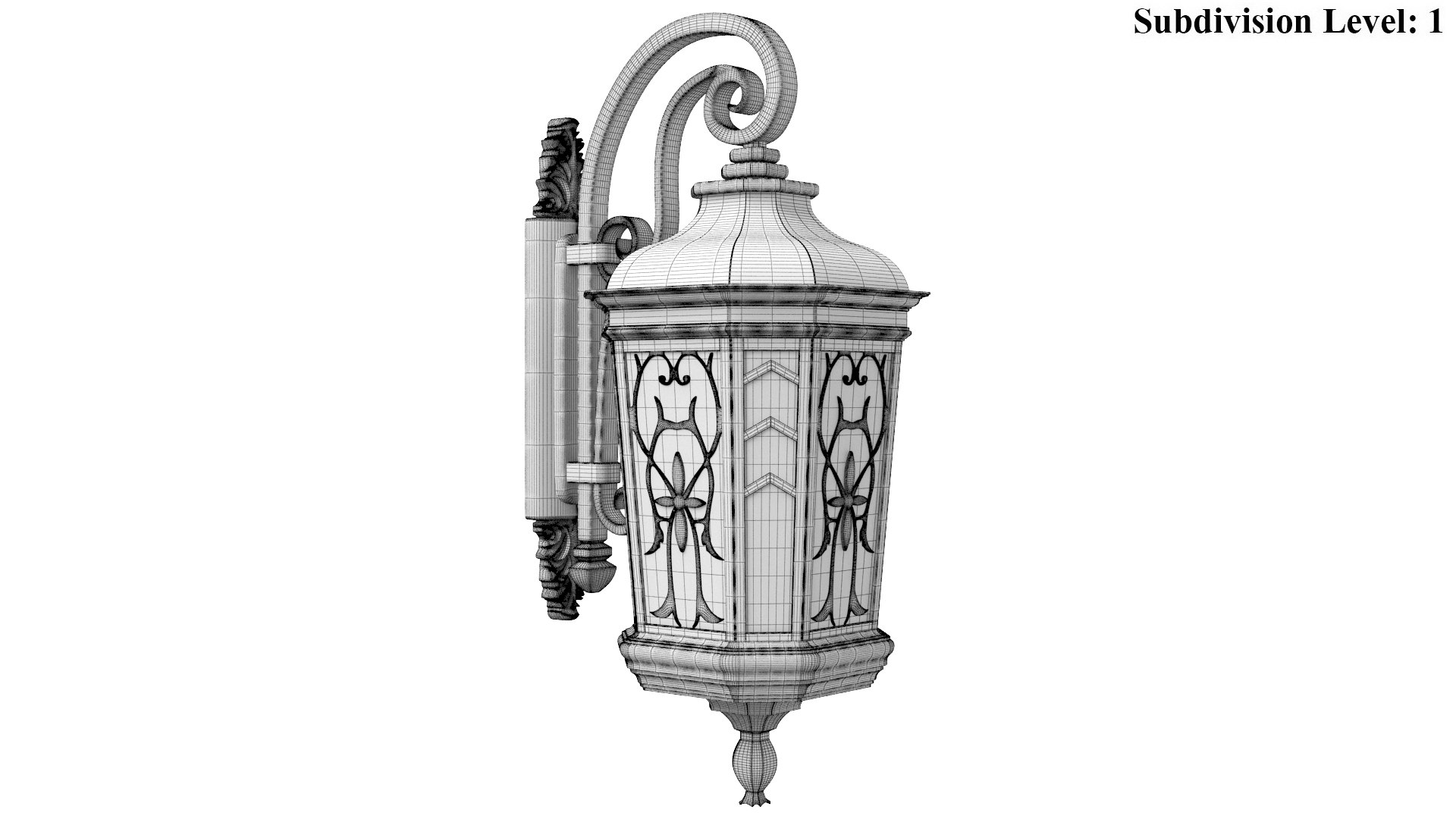 Two Detailed Wall Street Lights Model - TurboSquid 2189795