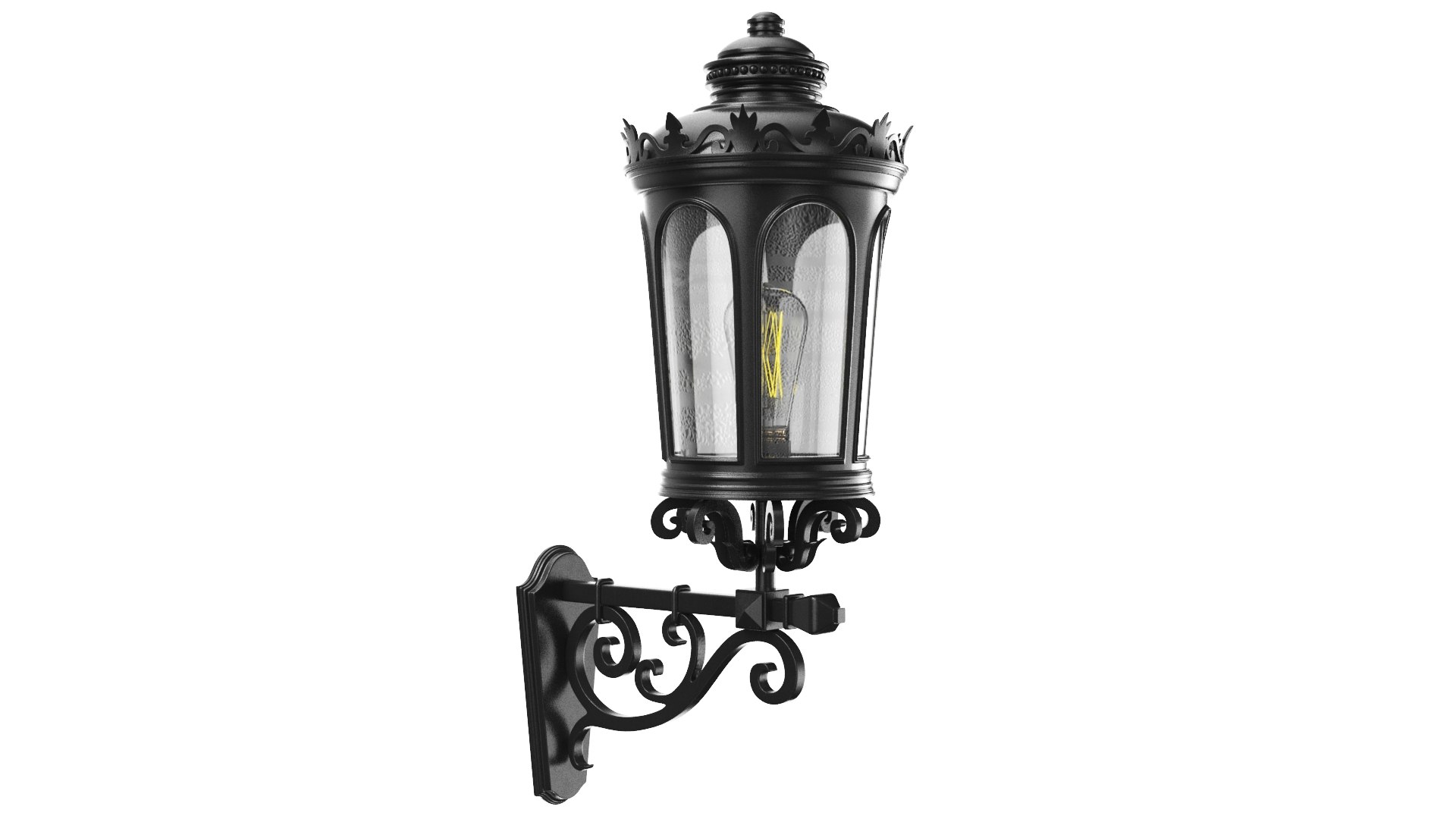 Two Detailed Wall Street Lights Model - TurboSquid 2189795