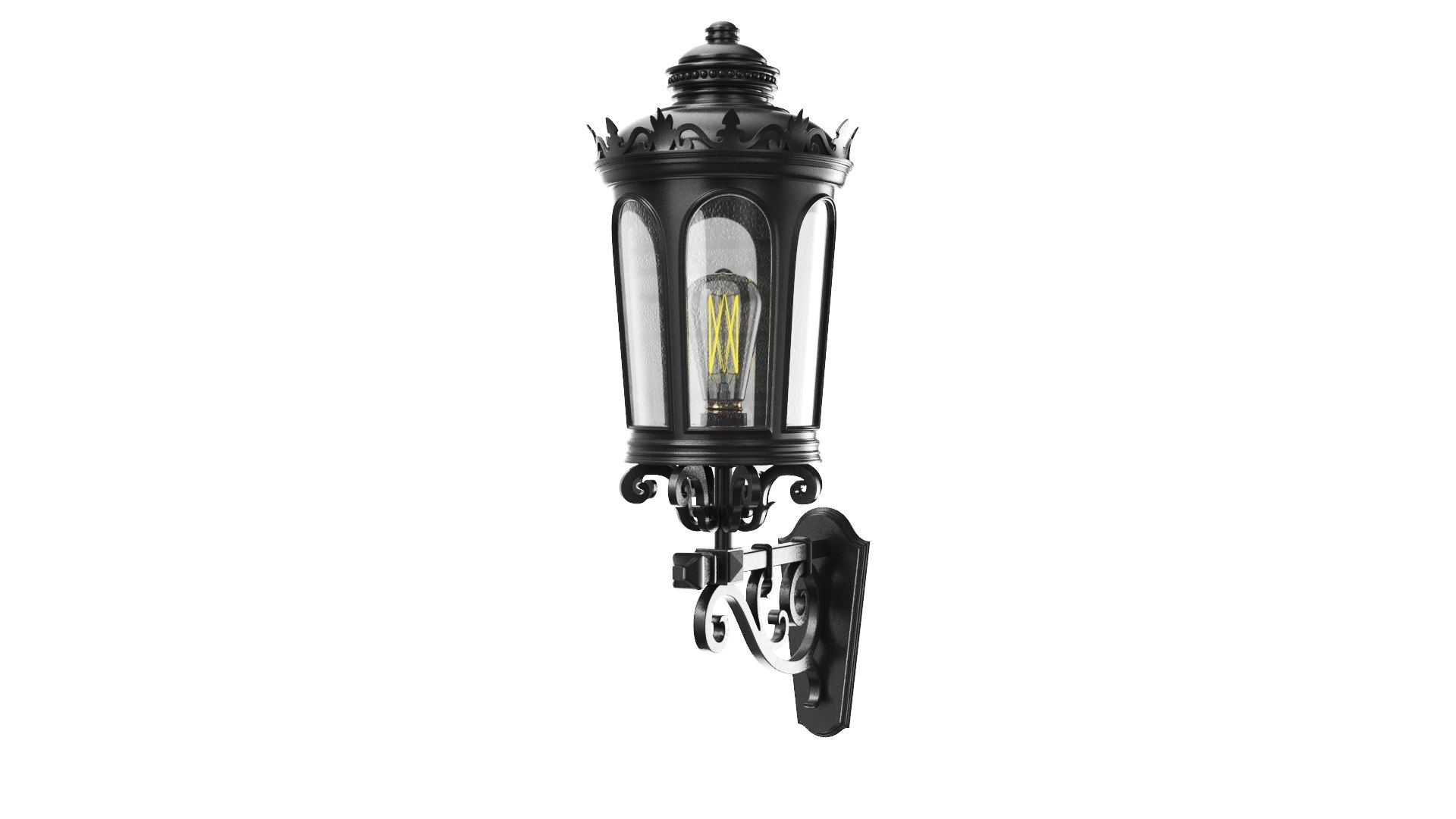 Two Detailed Wall Street Lights Model - TurboSquid 2189795