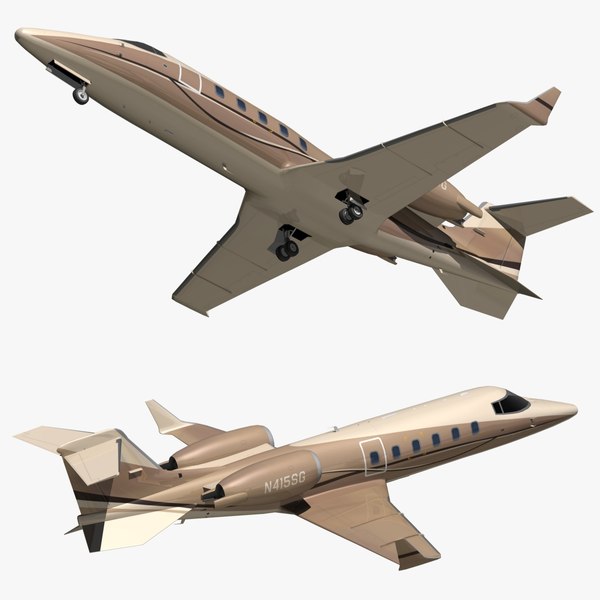 3D Bombardier-Bombardier-Learjet-60 Models | TurboSquid