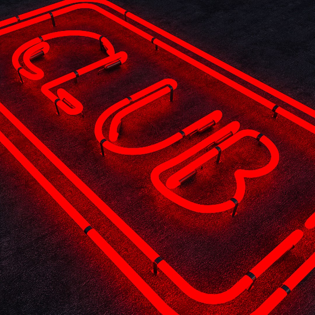 3D Neon Sign Model - TurboSquid 1438395