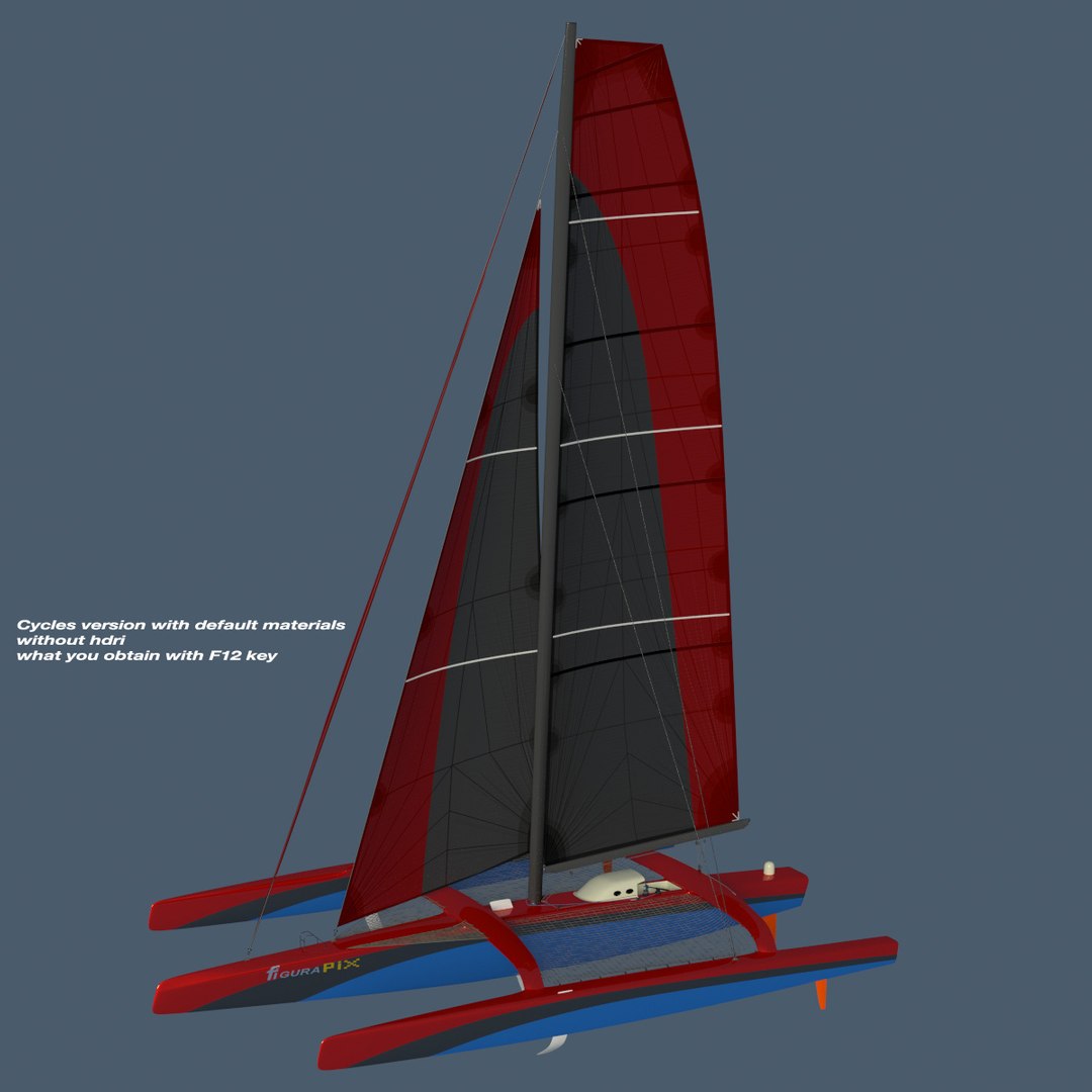 Ultim Class Trimaran 3d Model