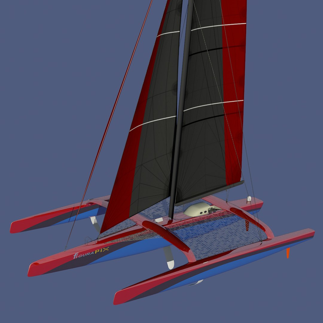 Ultim Class Trimaran 3d Model