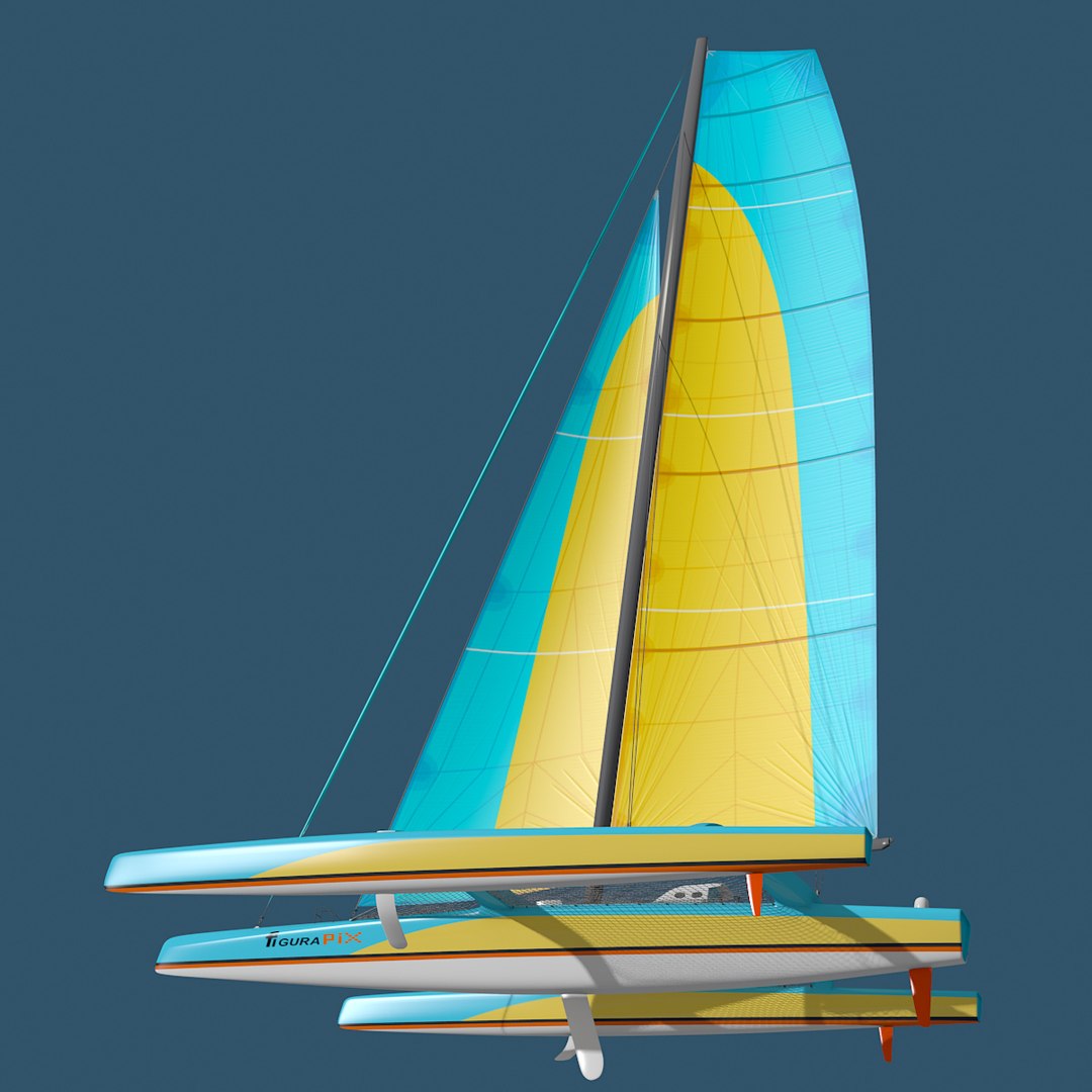 Ultim Class Trimaran 3d Model
