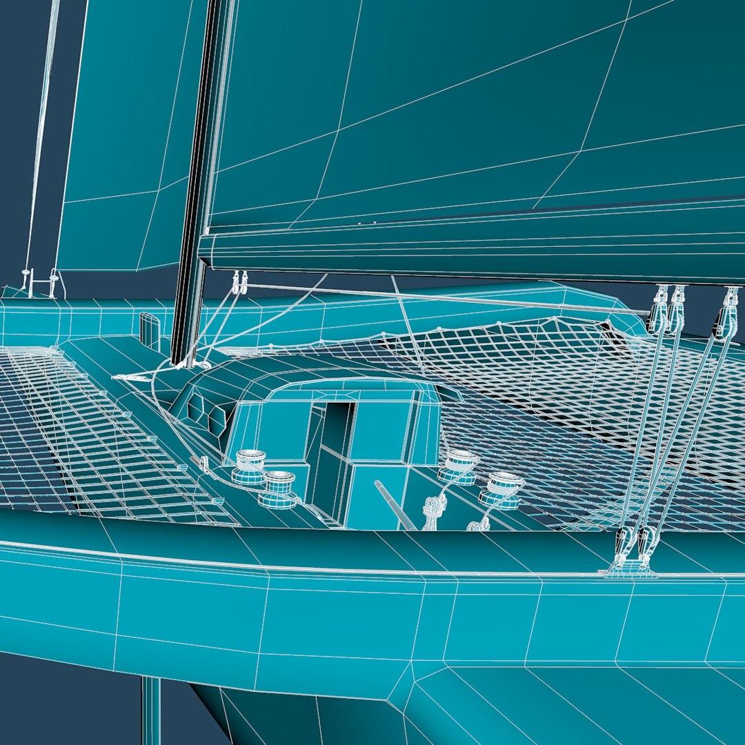 Ultim Class Trimaran 3d Model