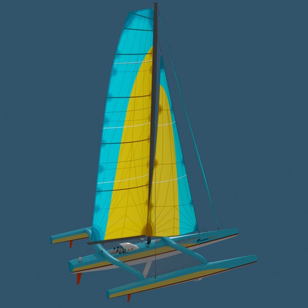 ultim class trimaran 3d model
