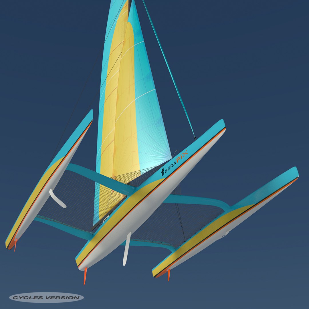 Ultim Class Trimaran 3d Model