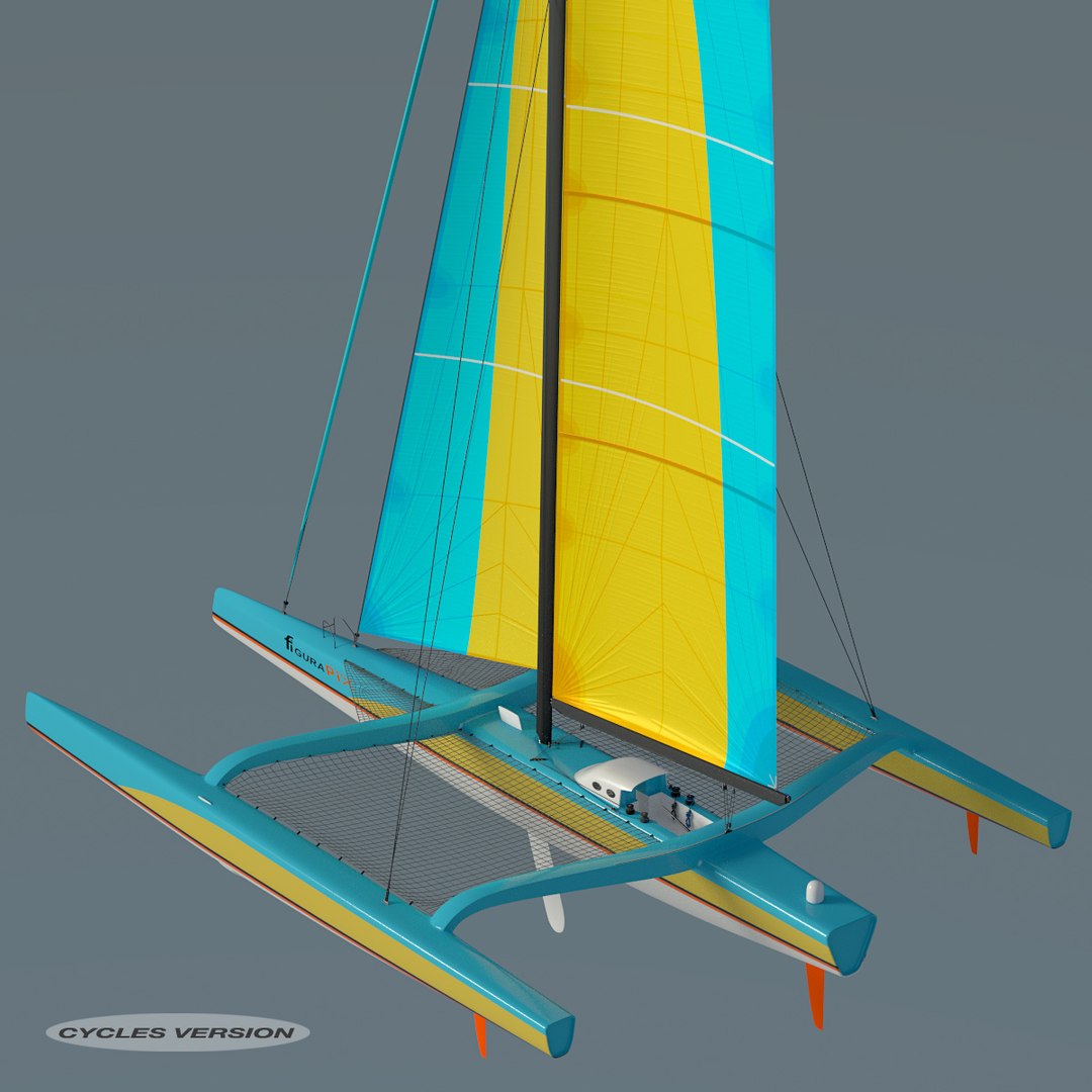 Ultim Class Trimaran 3d Model