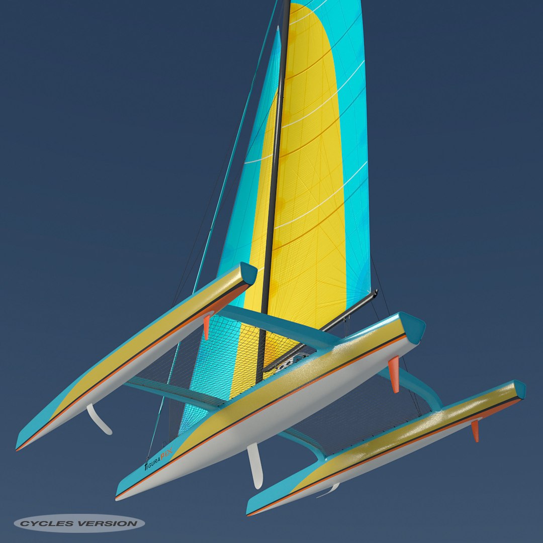 Ultim Class Trimaran 3d Model
