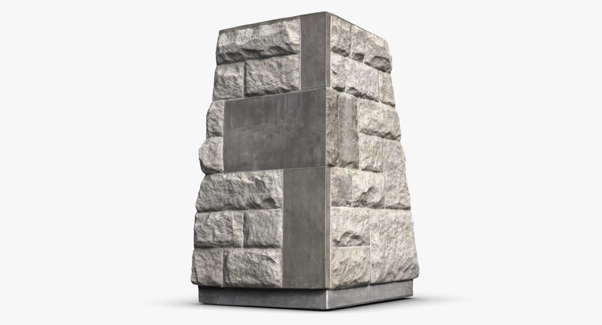 monument stand 3d max
