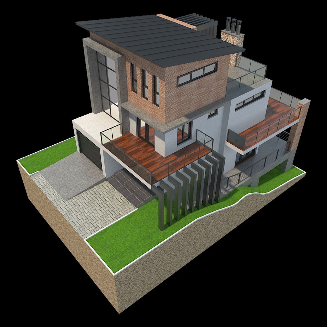 3D House Rest Model - TurboSquid 1158611