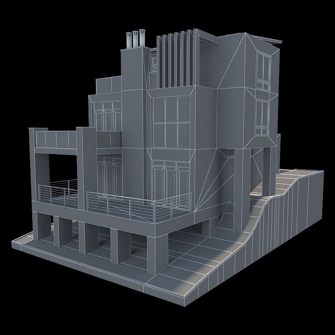 3D House Rest Model - TurboSquid 1158611