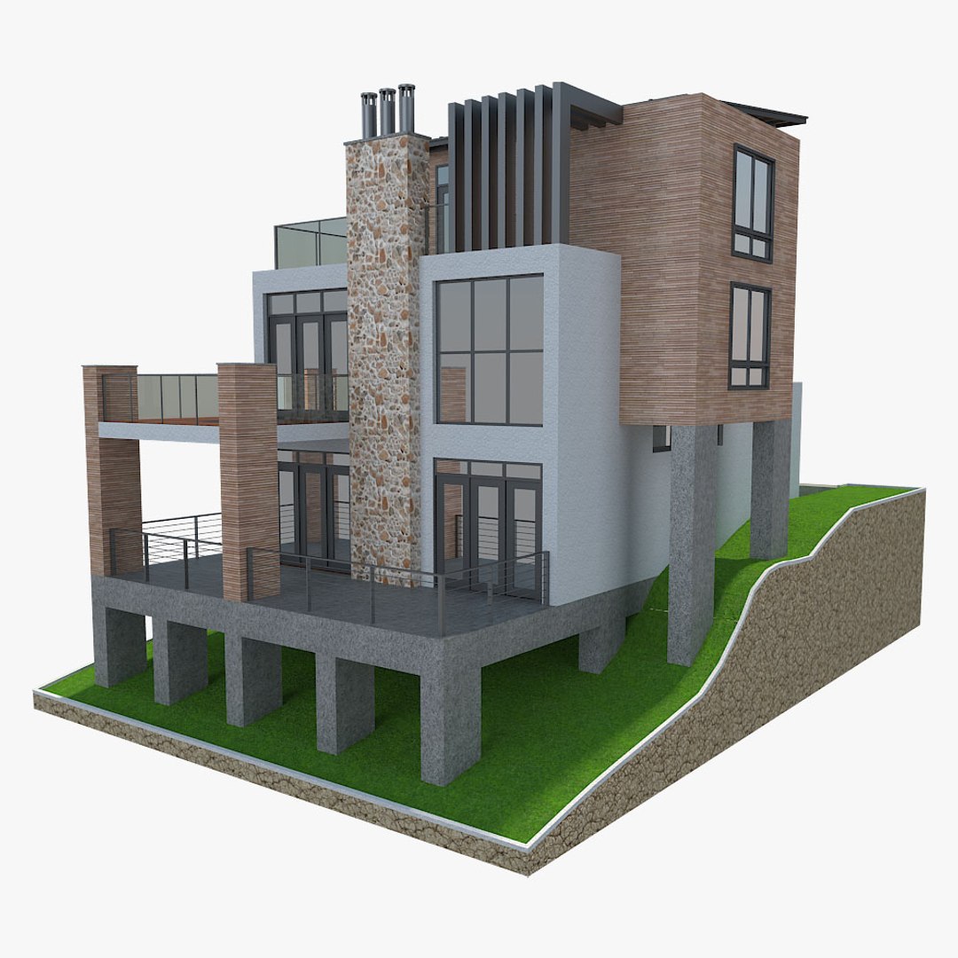 3D House Rest Model - TurboSquid 1158611