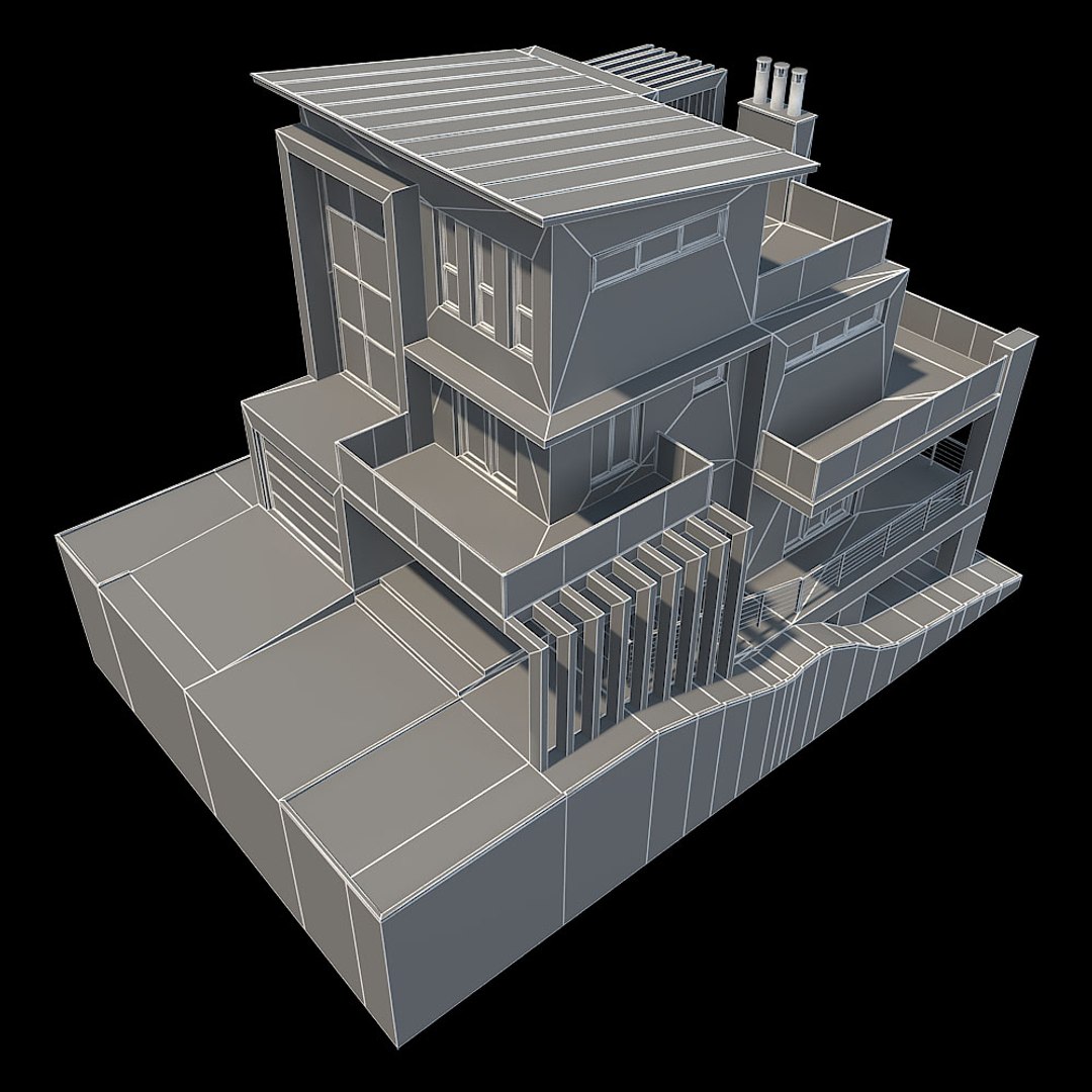 3D House Rest Model - TurboSquid 1158611