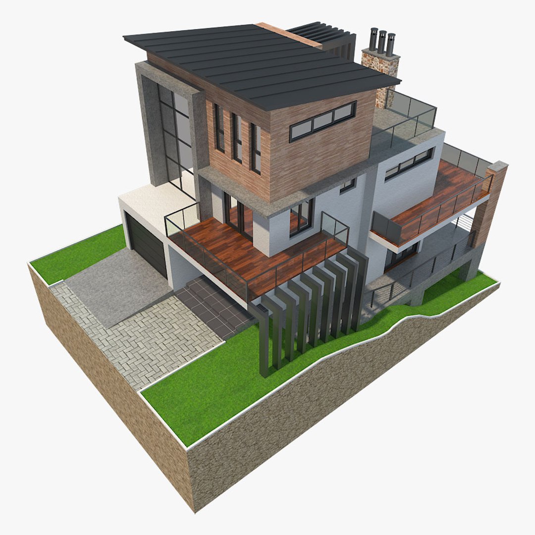 3D House Rest Model - TurboSquid 1158611