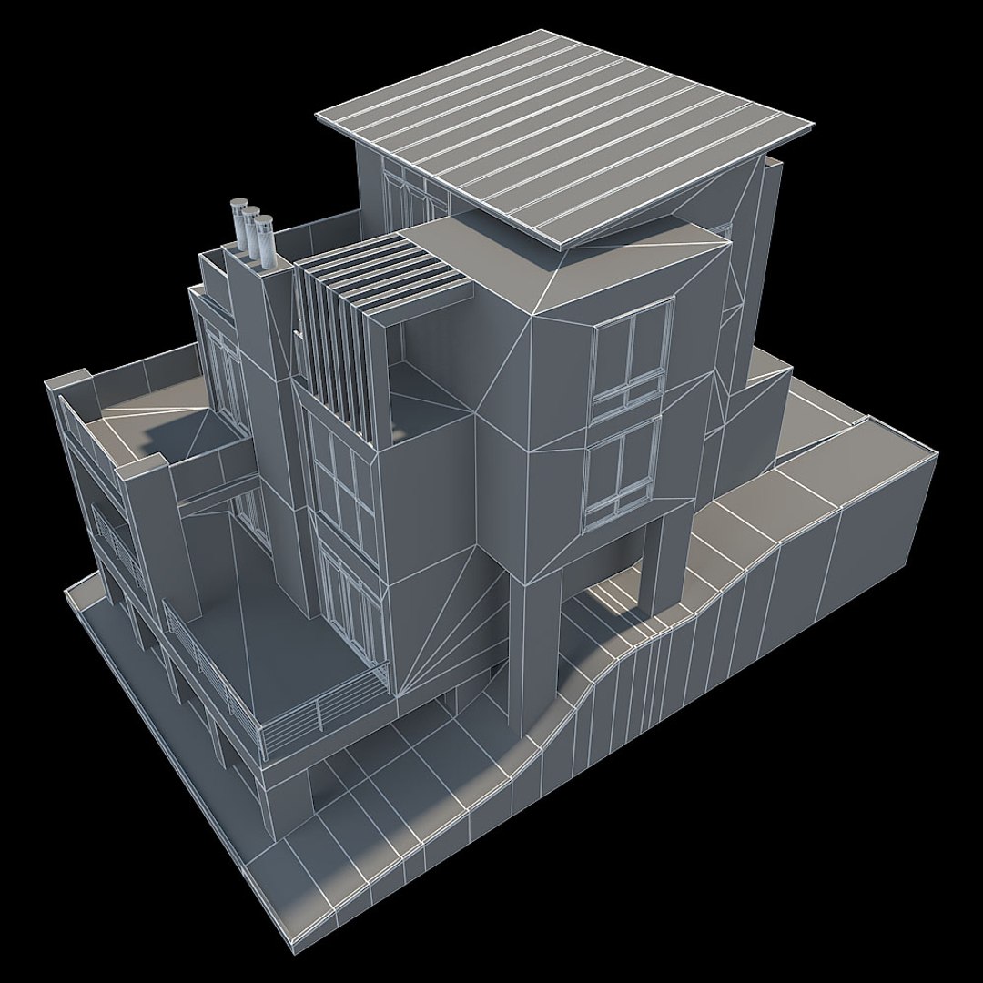 3D House Rest Model - TurboSquid 1158611
