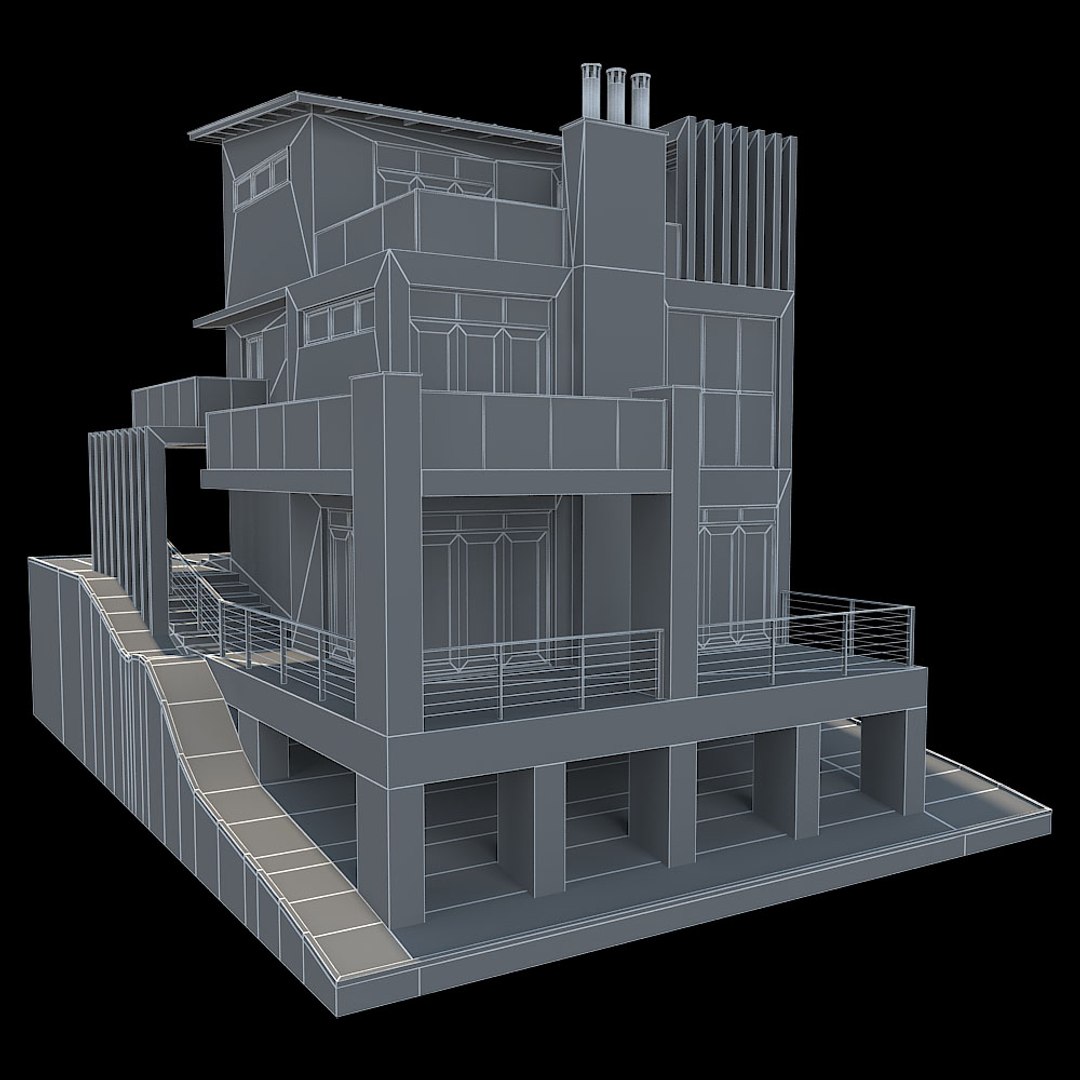 3D House Rest Model - TurboSquid 1158611
