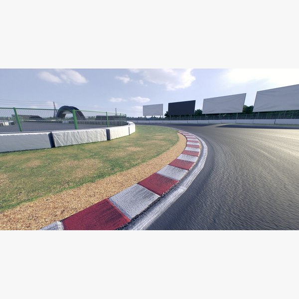 racetrack race track 3d model