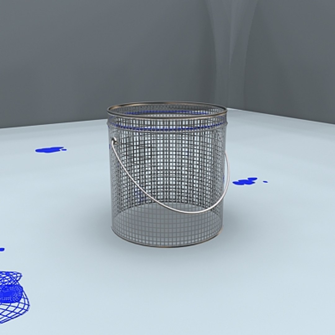 paint bucket 3d dxf