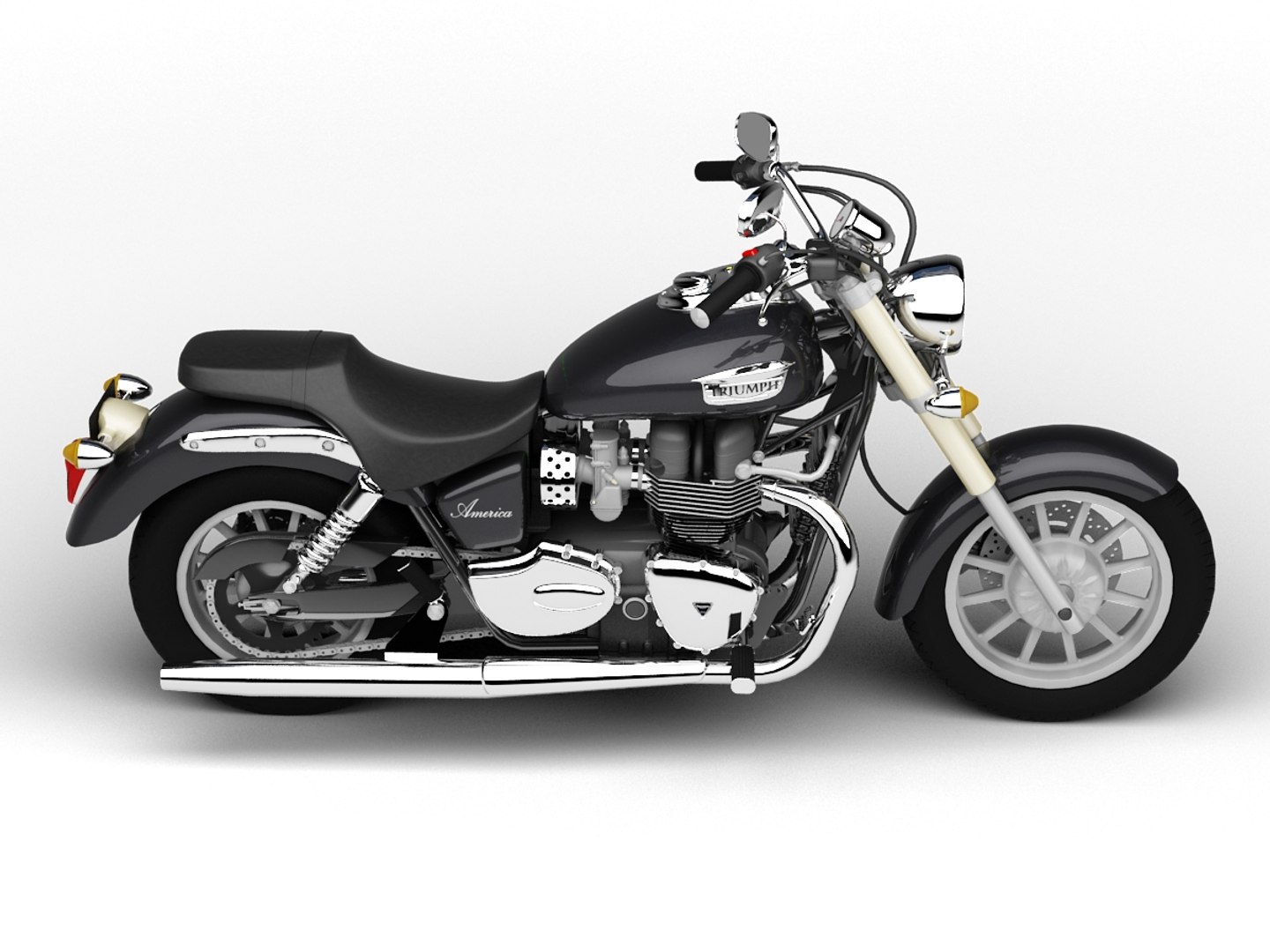 3d model triumph america 2012