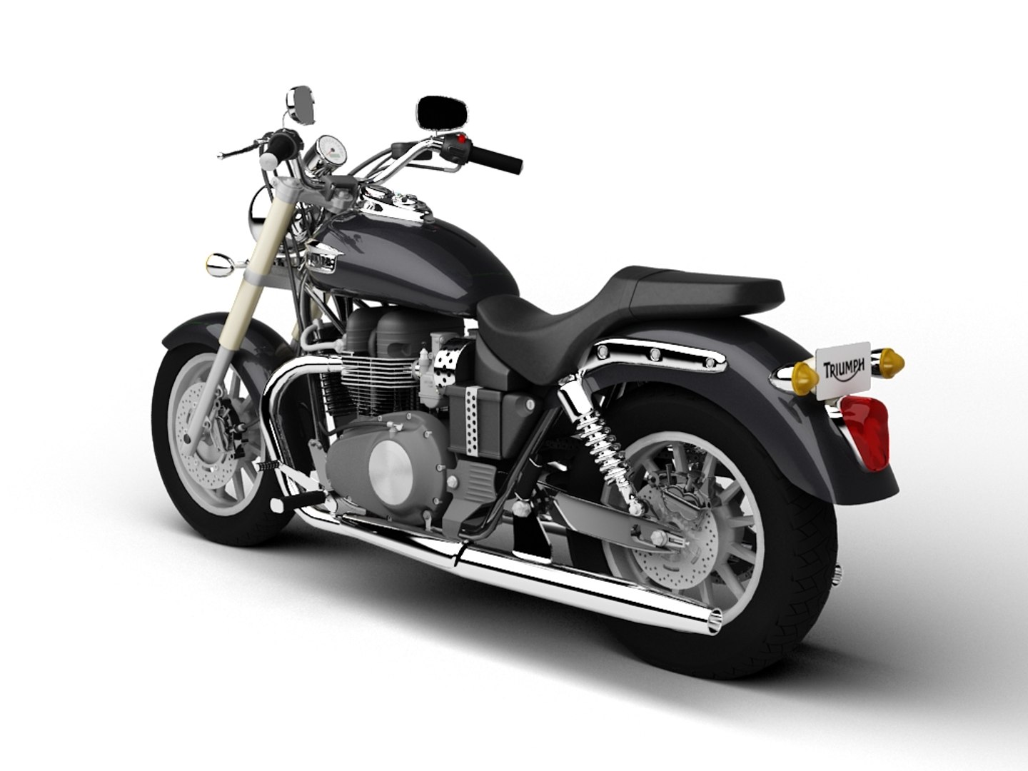 3d model triumph america 2012