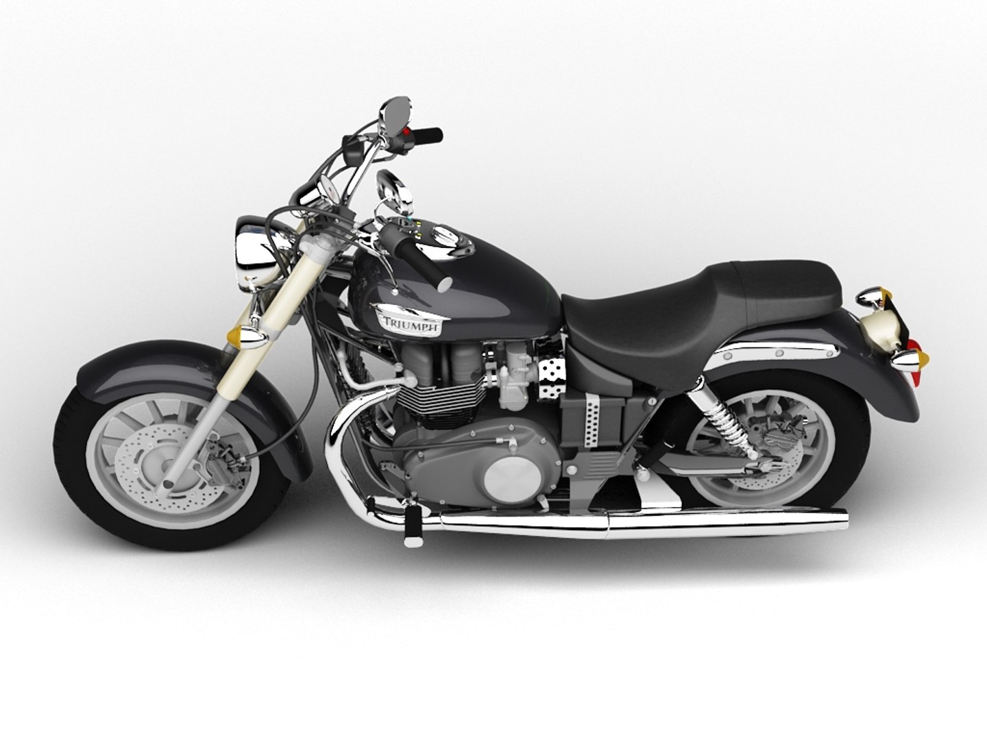 3d model triumph america 2012