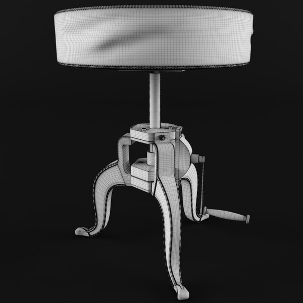 3d model stool