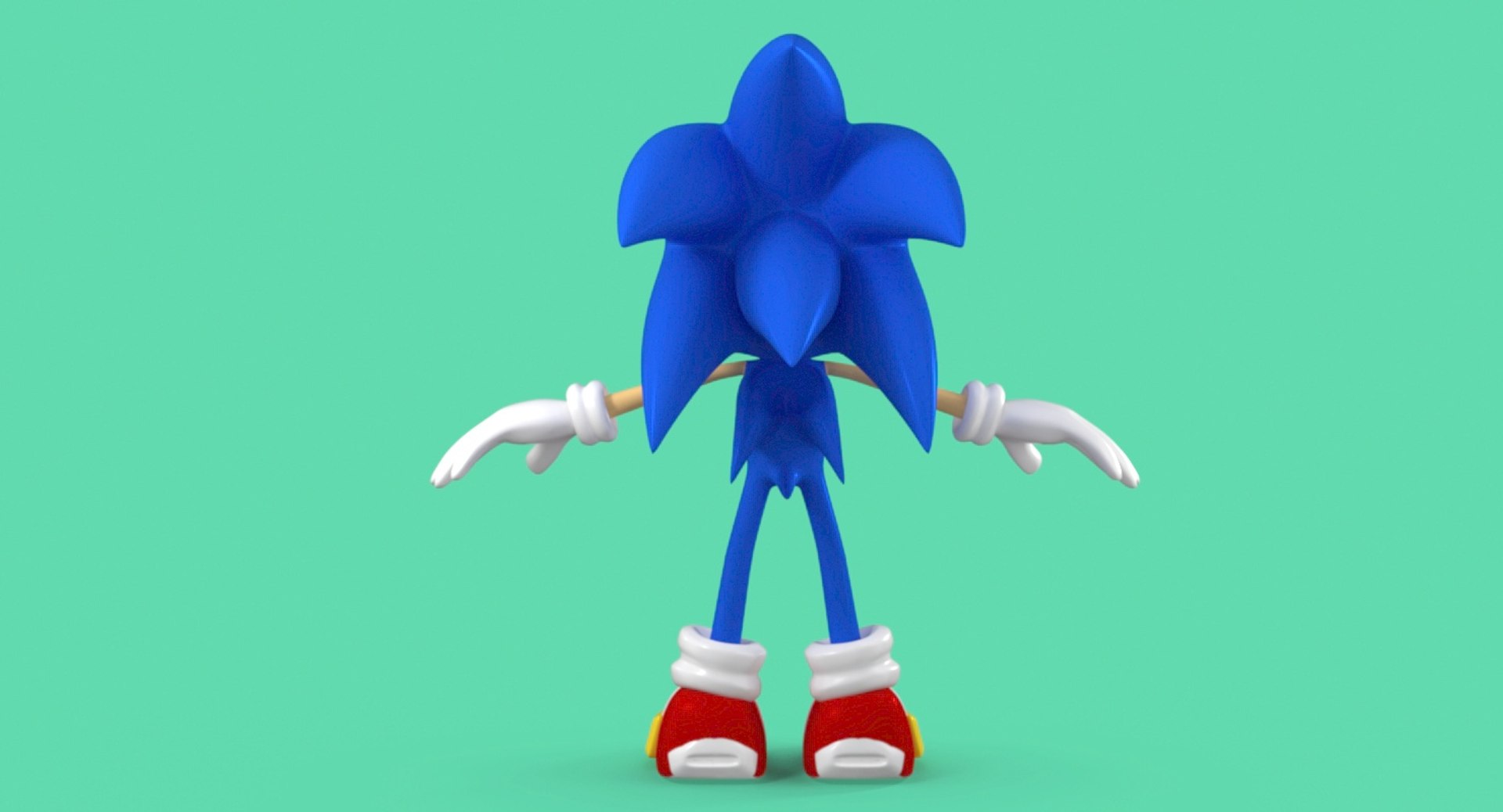 Sonic Rigged Animation Max