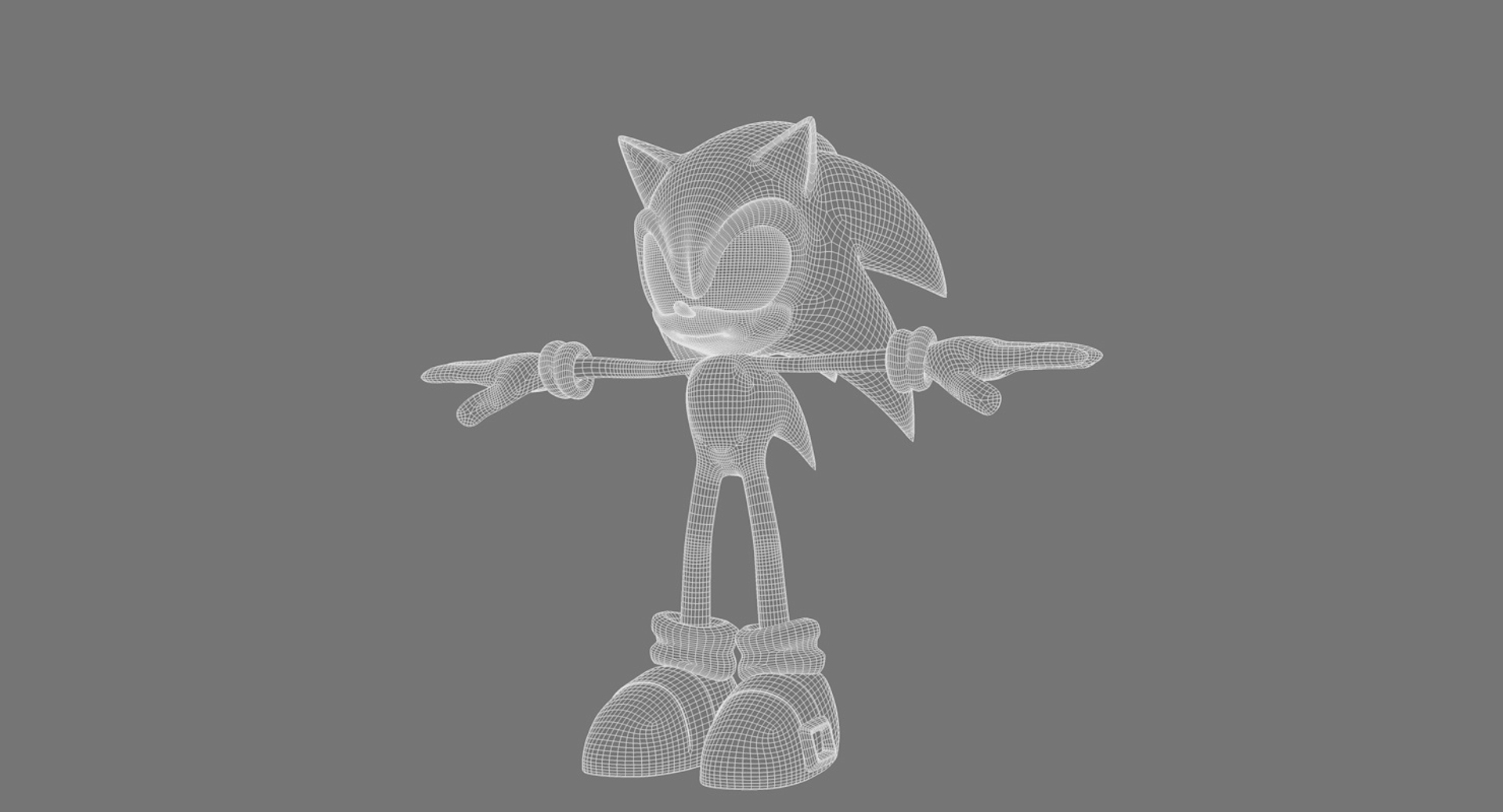 sonic rigged animation max