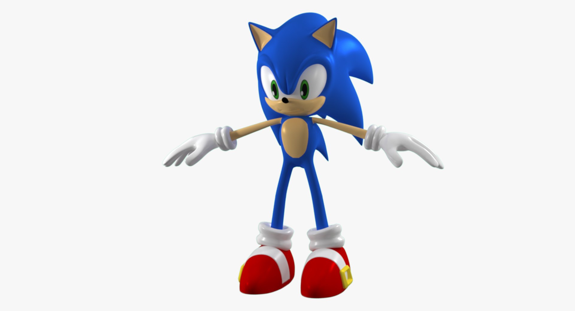 sonic rigged animation max