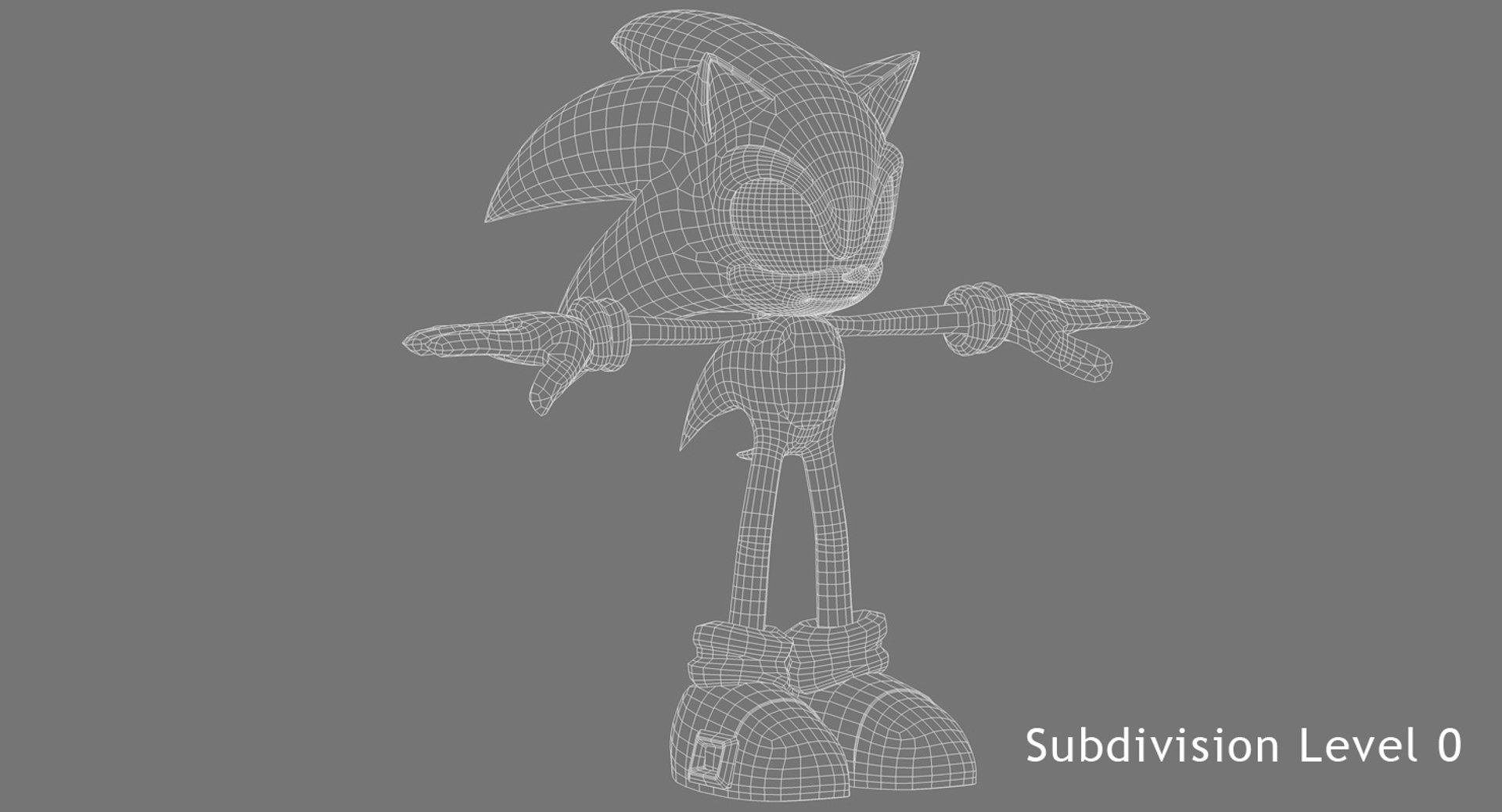 Sonic Rigged Animation Max