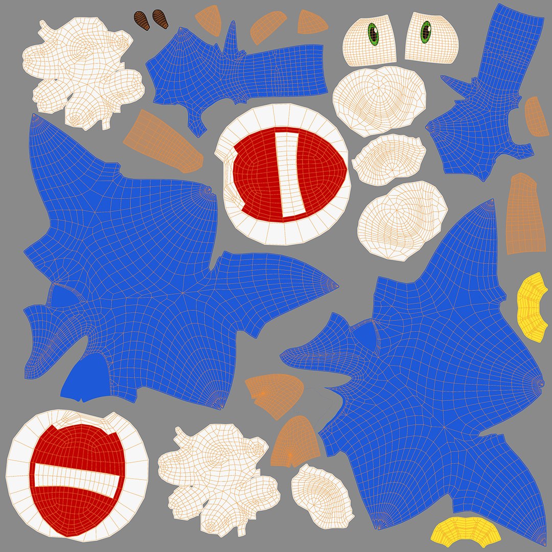 Sonic Rigged Animation Max