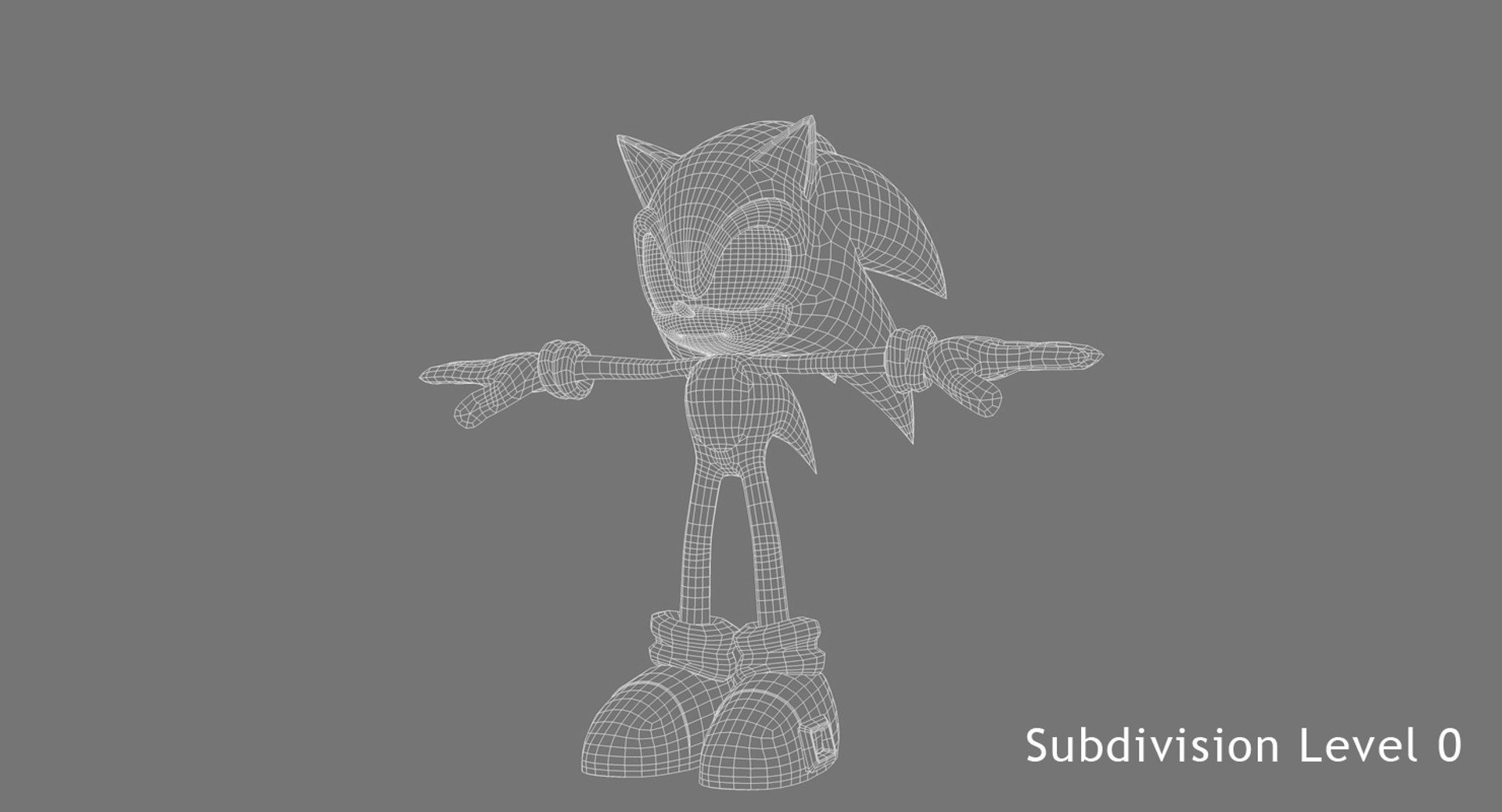 Sonic Rigged Animation Max