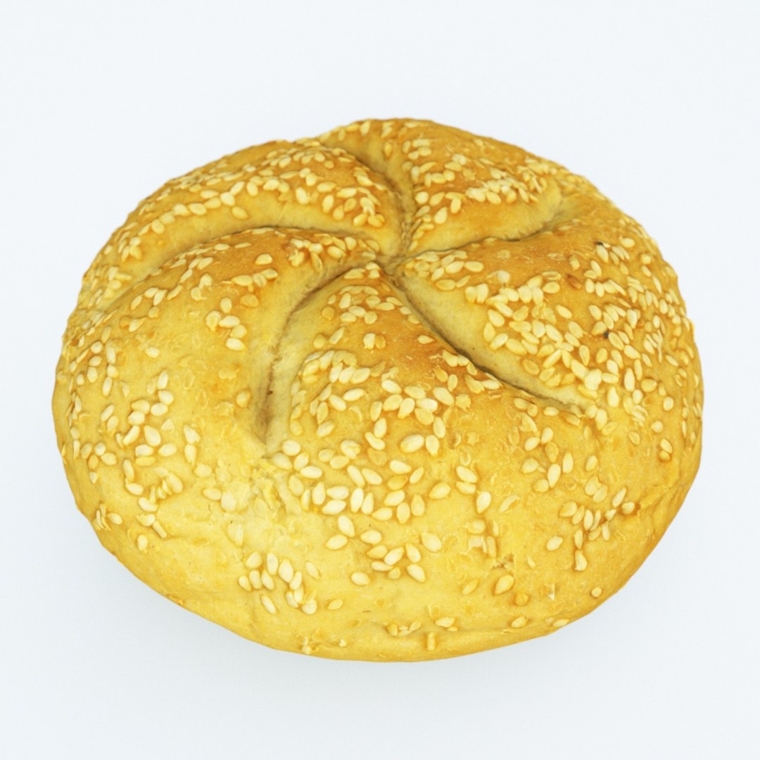 Bread sesame 3D model - TurboSquid 1349626