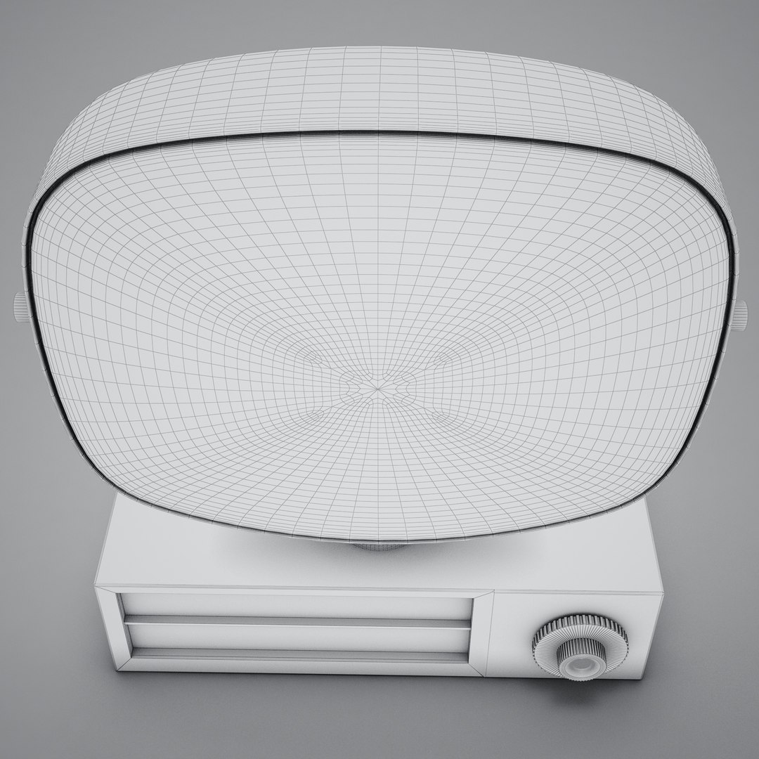 old tv 3d model
