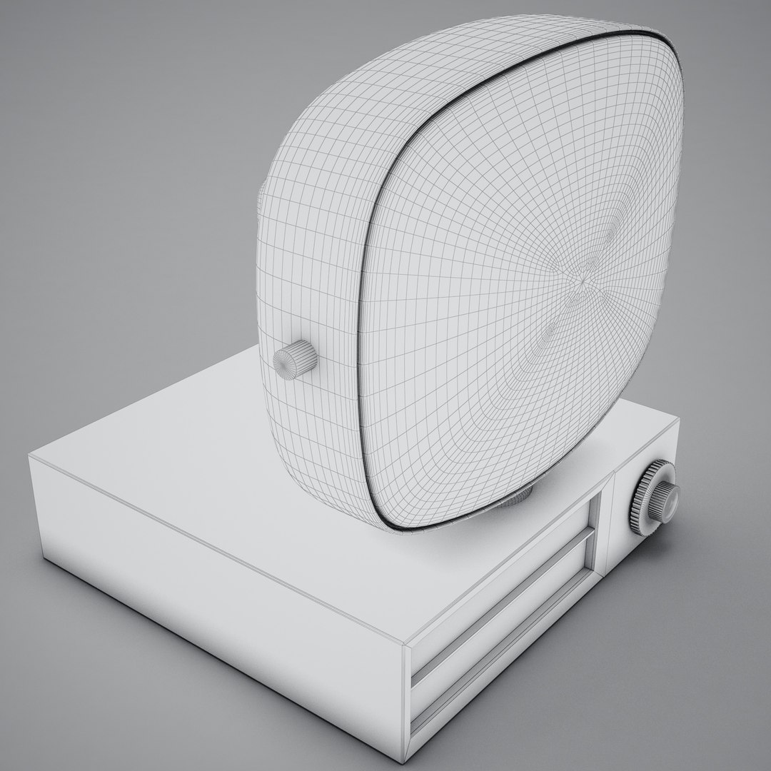 old tv 3d model